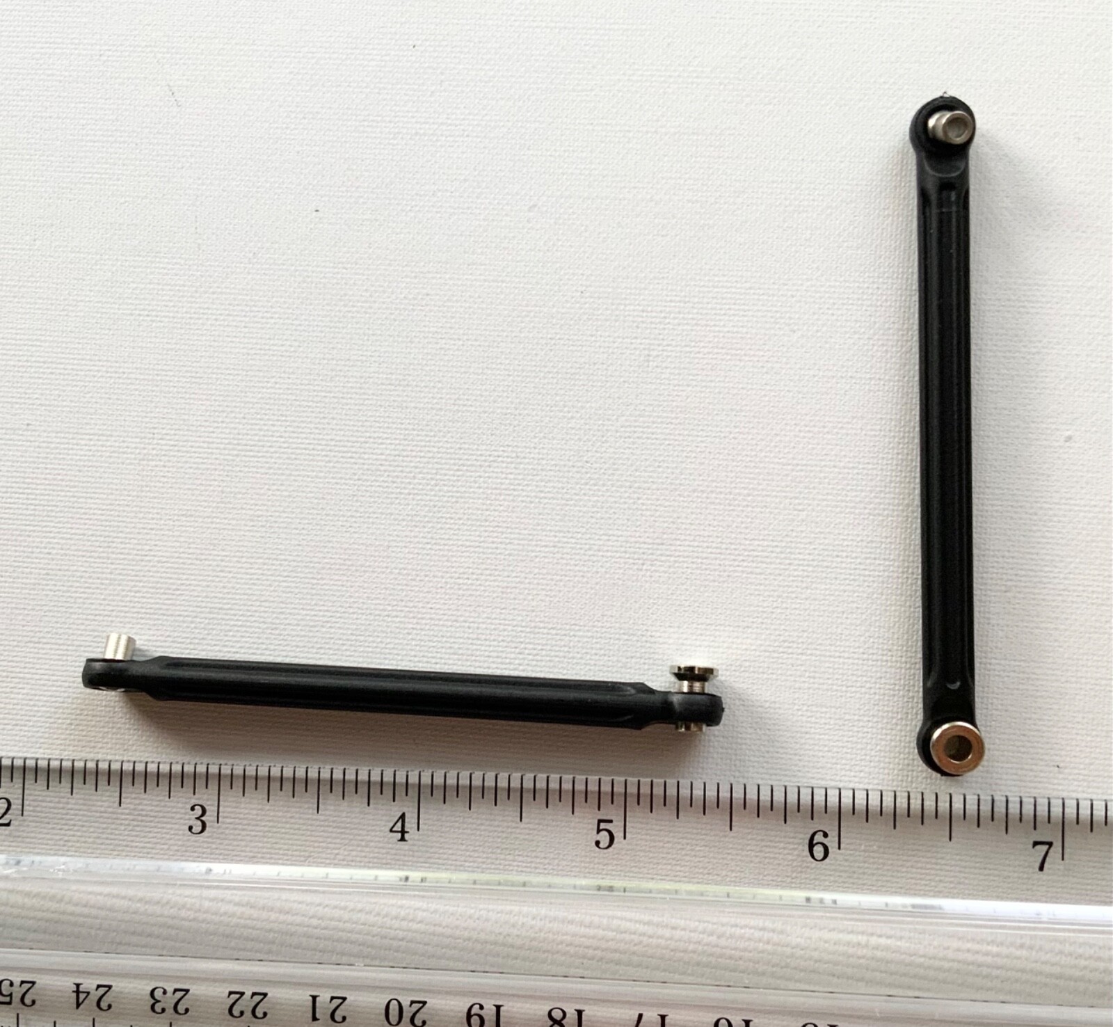 BEZGAR REMOTE CONTROL CAR / TRUCK 1/10th SCALE PART PAIR STEERING LINKS ...