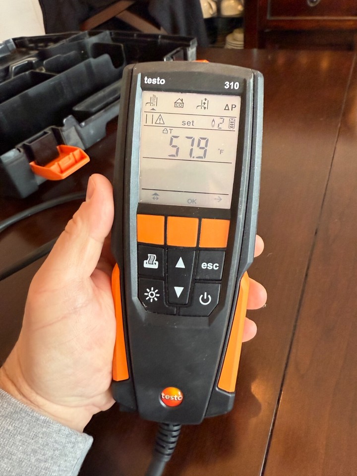 Used Testo 310 Residential Combustion Analyzer with Printer! Needs O2 ...