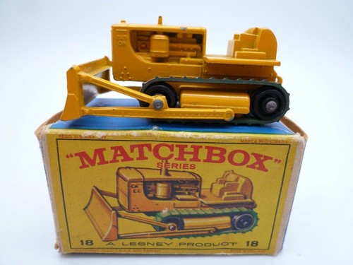MATCHBOX Number 18D CATERPILLAR BULLDOZER IN ORIGINAL BOX | eBay Australia