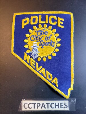 CITY OF SPARKS, NEVADA POLICE STATE SHAPE SHOULDER PATCH NV | eBay
