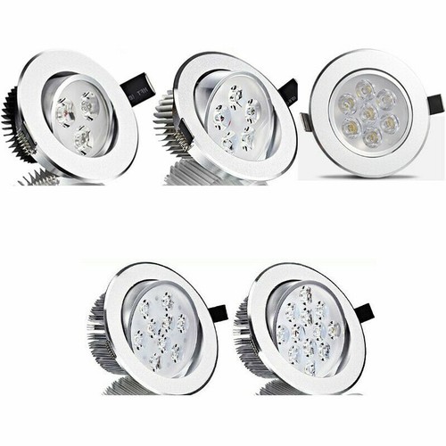 9W 15W 21W Dimmable Recessed LED Ceiling Down Light Spotlight Lamp ...