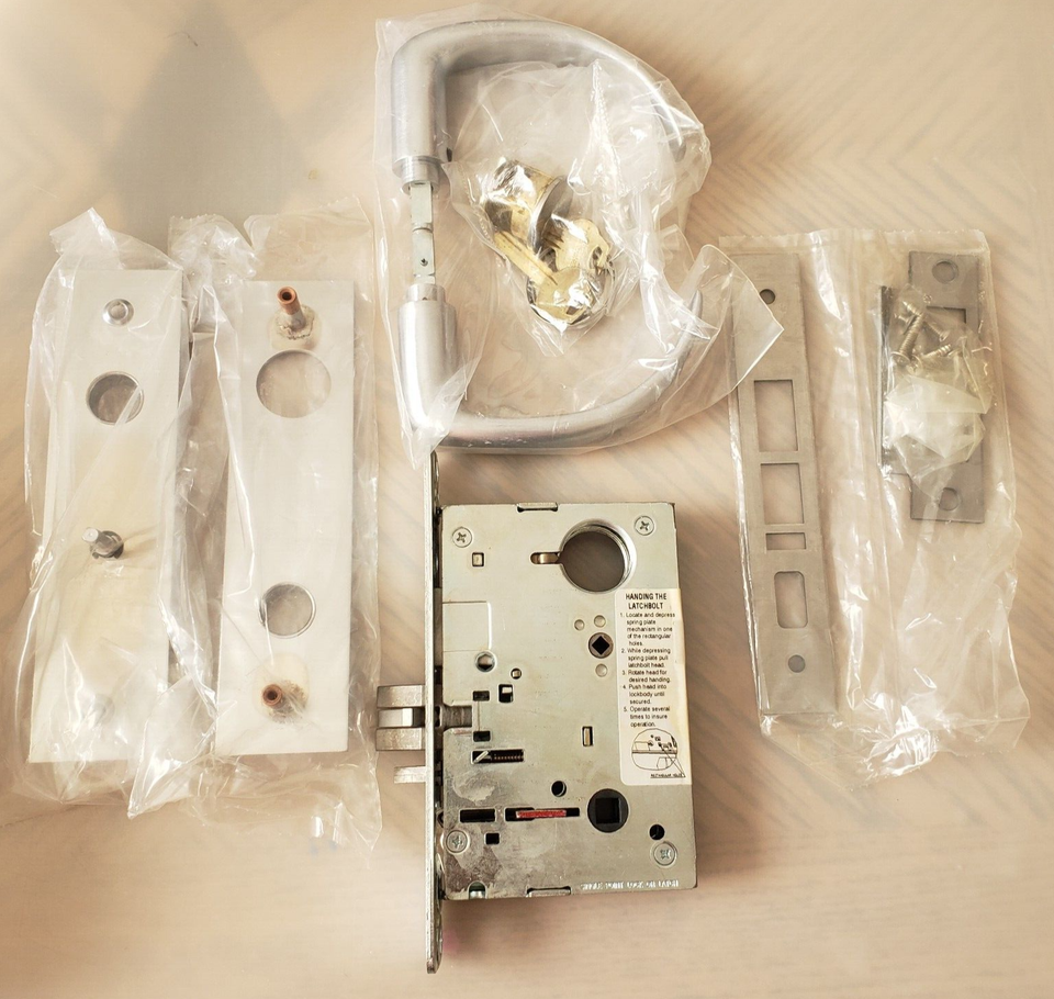 Lockset Yale 485027 8847FL RH AUR 626 Less CYL 8800 Mortise Heavy Duty ...