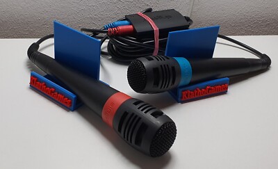 Original SingStar Mikrofone Inkl. USB-Adapter PlayStation 2 3 4 C7071 ...