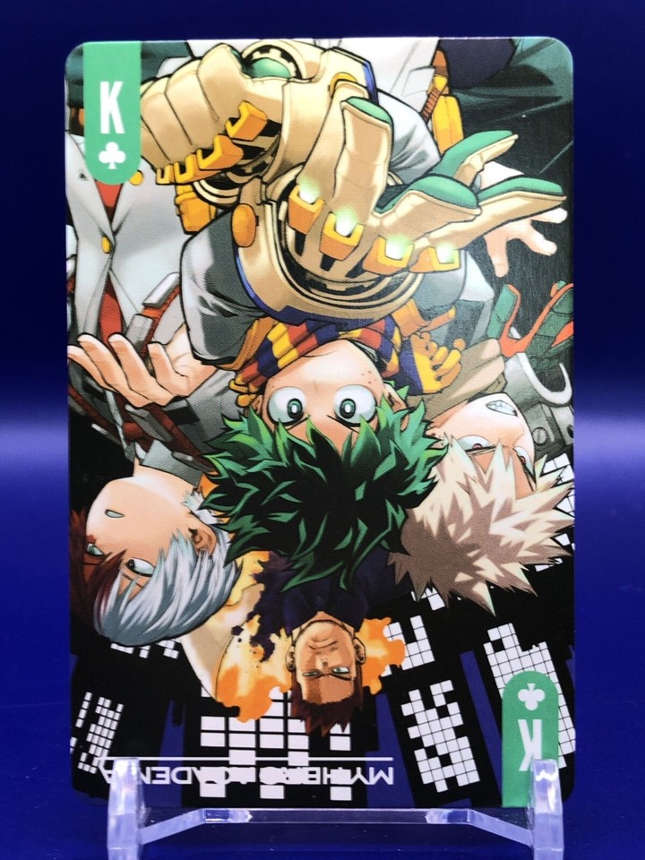 Deku Shoto Bakugo Enji My Hero Academia Playing Cards Card Shueisha ...