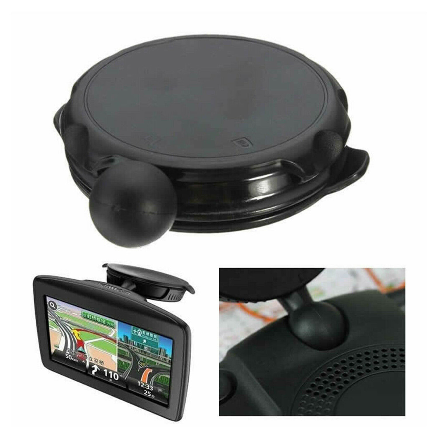 For TomTom Go Live 800 825 Start 25Via Mount Holder Car Windscreen ...
