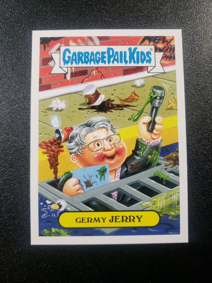 Germy Jerry Springer Spoof Garbage Pail Kids 2 Card Set Smutty Springer ...