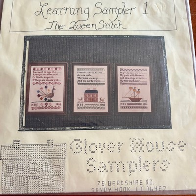 Learning Sampler 1 Queen Stitch Glover House Samples Counted Cross ...
