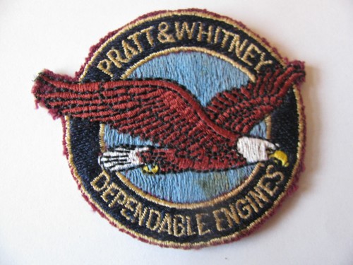 PRATT & WHITNEY AIRCRAFT SEW ON 2.75" DEPENDABLE ENGINES PATCH LOWEST ...