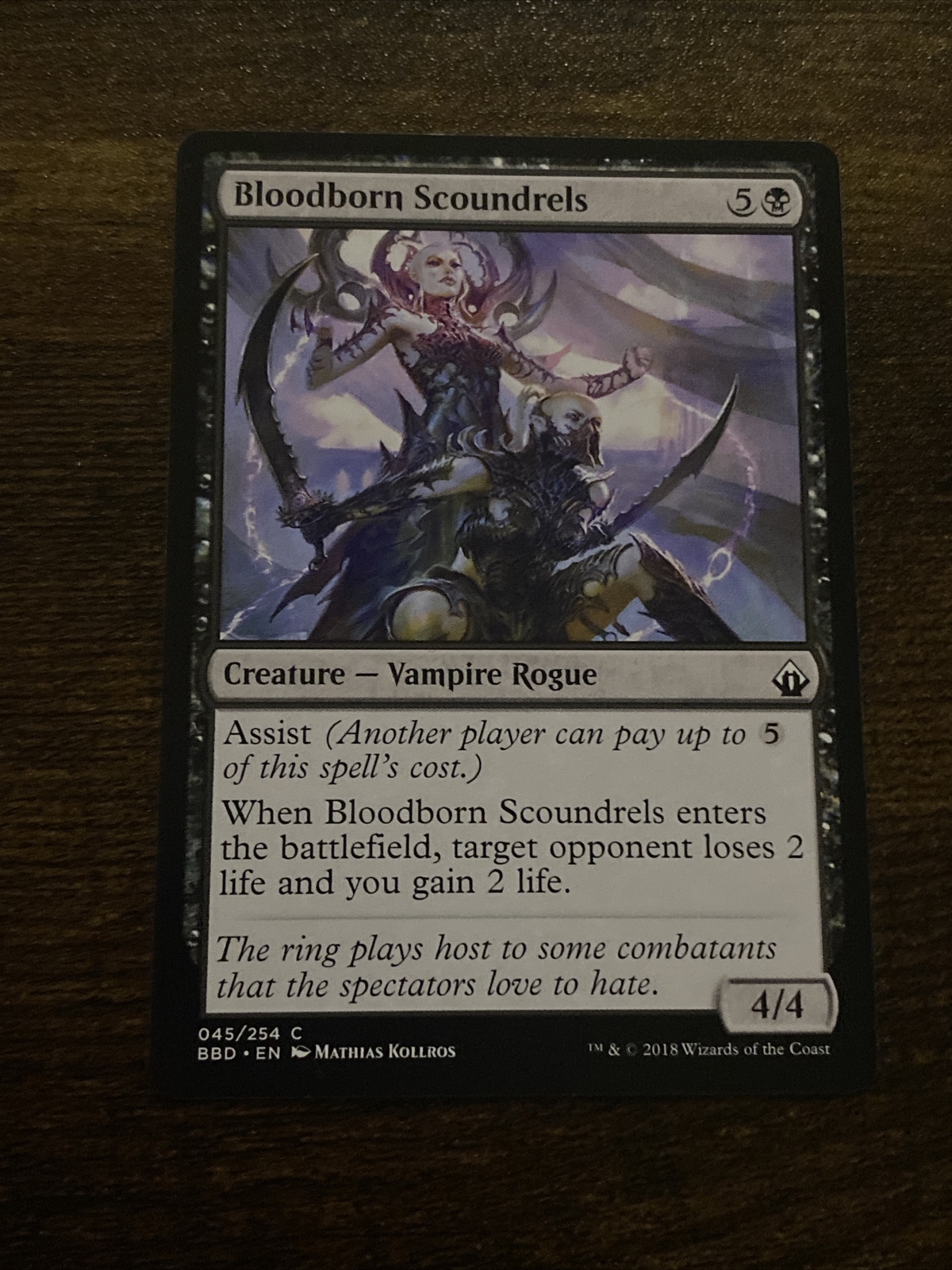 Bloodborn Scoundrels 045/254 Battlebond MTG Magic The Gathering D6762 ...