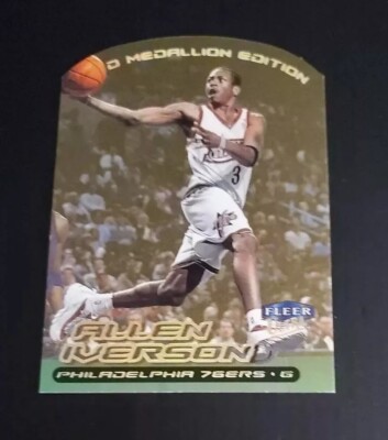 2000 Fleer #20G Allen Iverson Gold Medallion Die-Cut | eBay