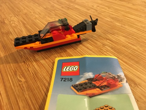 Lego Designer Set 7218 Orange Speedboat (2004). | eBay