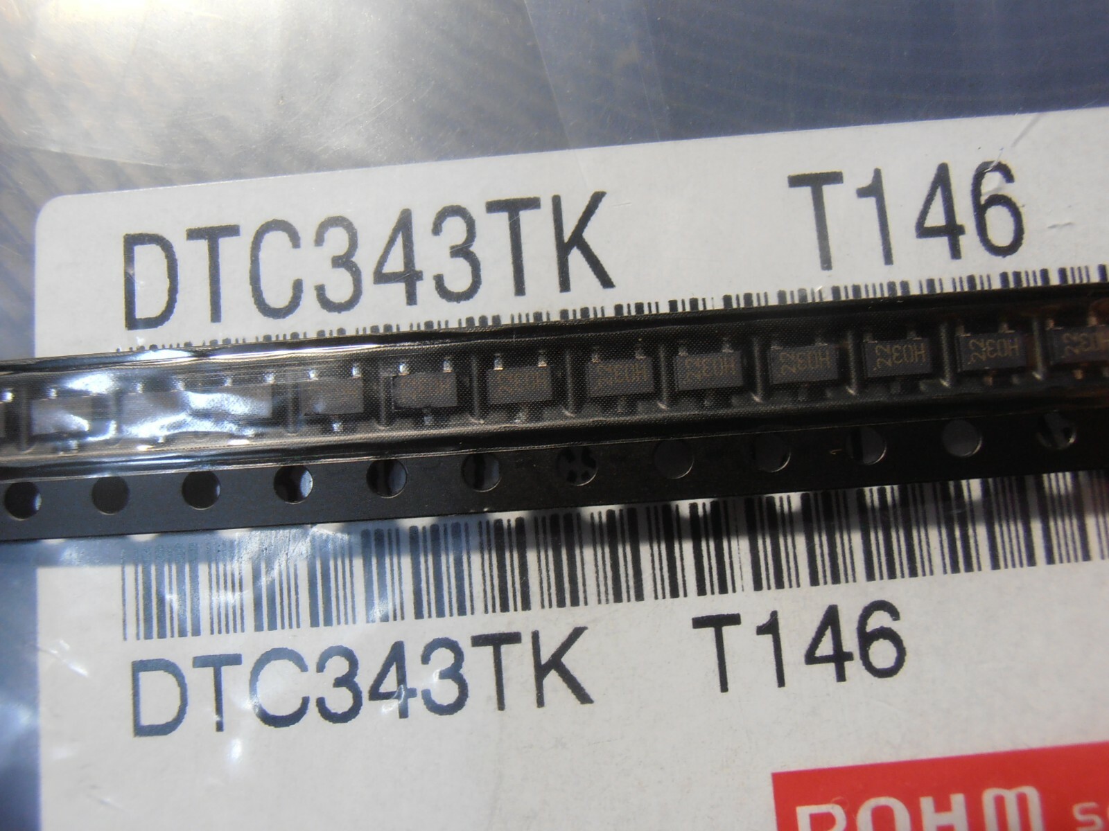 10PCS DTC343TK-T146 600mA Digital Transistor. built-in resistor DTC343 ...