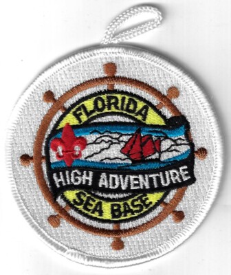 High Adventure Florida Sea Base BSA Patch WHITE Bdr. [PL601] | eBay