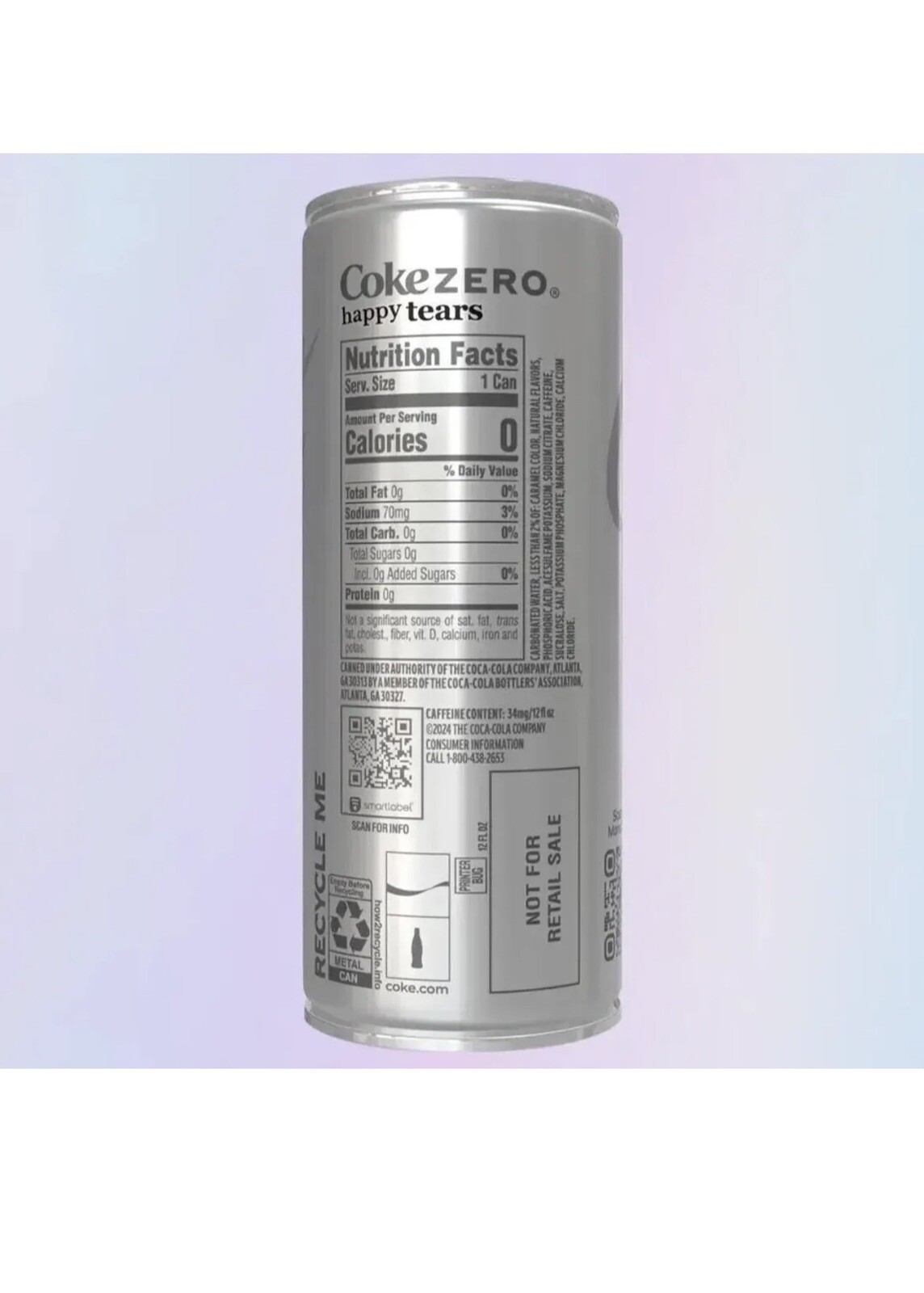 Coca‑Cola Happy Tears Zero Sugar Hype Kit | Grelly USA