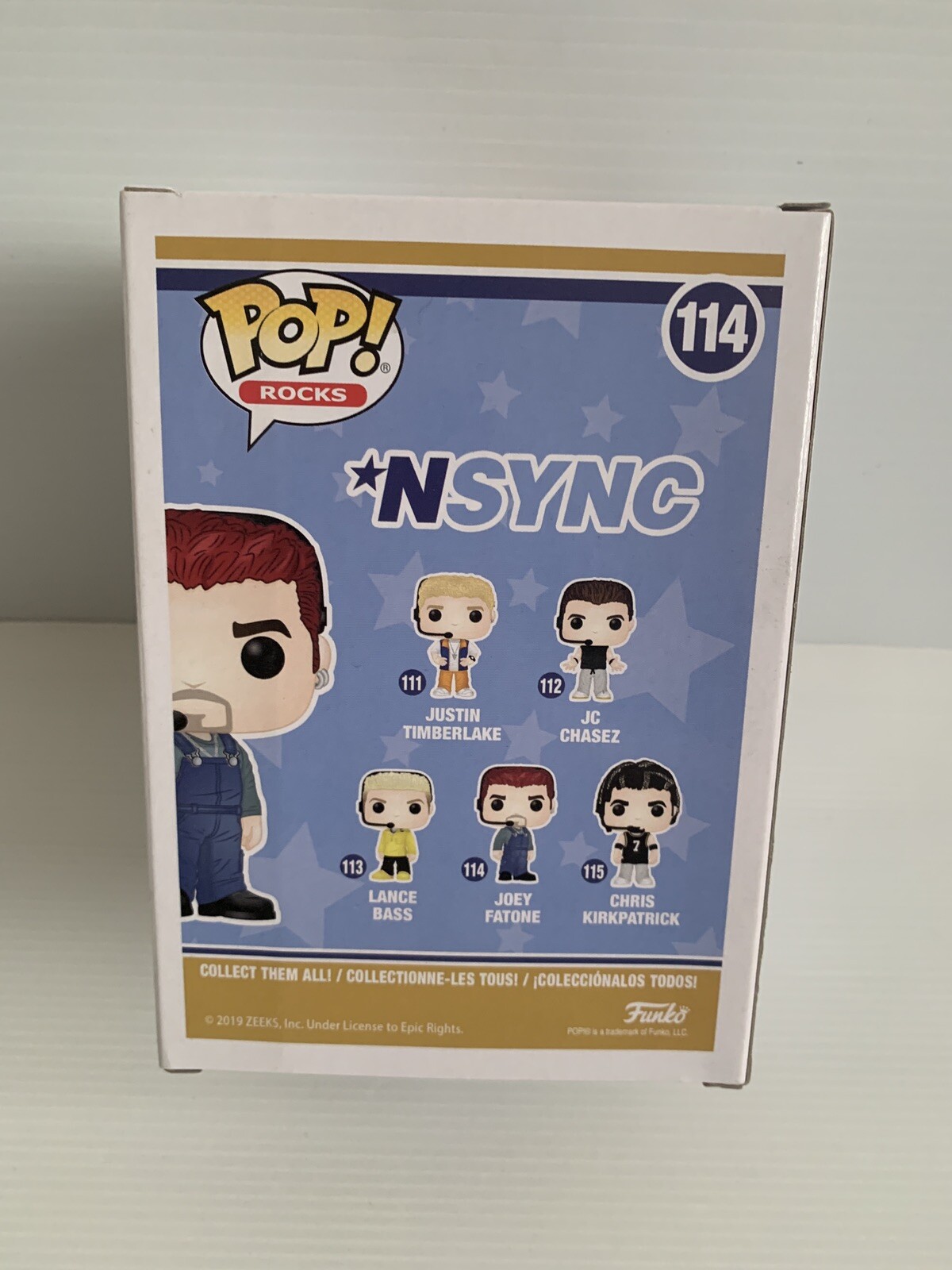 Funko POP! Rocks NSYNC #114 Joey Fatone New | eBay