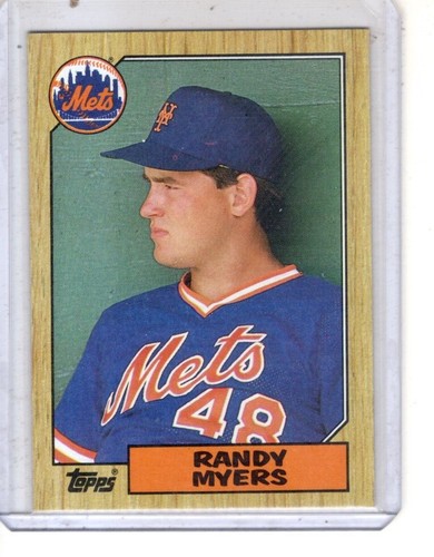 1987 Topps - #213 Randy Myers New York Mets rookie baseball card | eBay