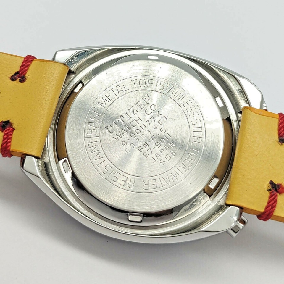 CITIZEN BULLHEAD Chronograph Cal.8110A Automatic YELLOW COLOR Mens ...