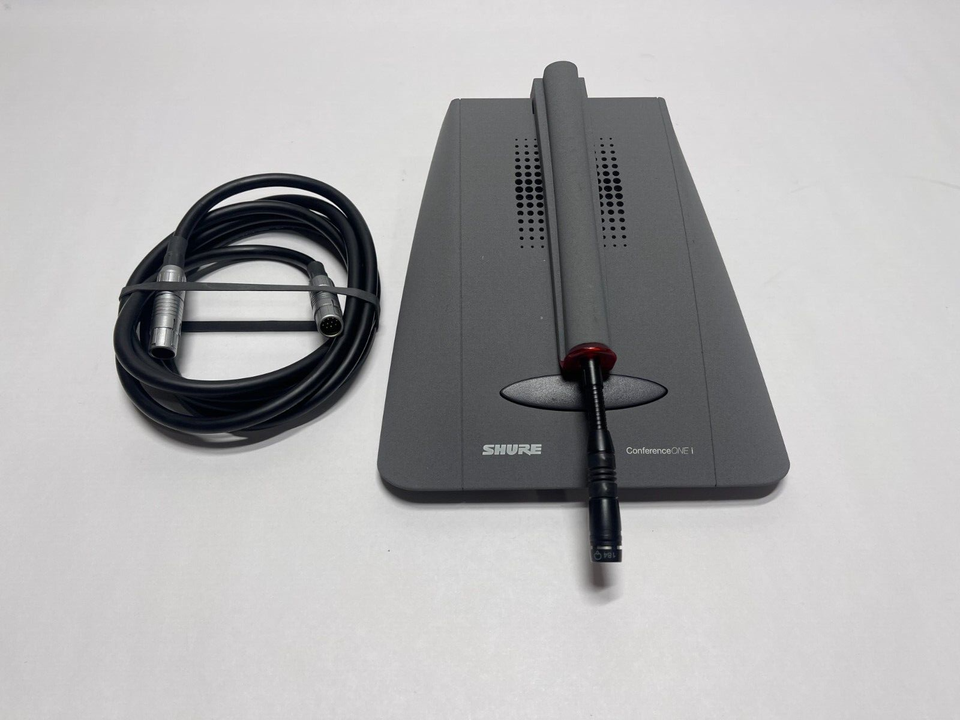 SHURE Conference ONE i Delegate Console w/ C1-B Bus Cable, C1-Di | eBay