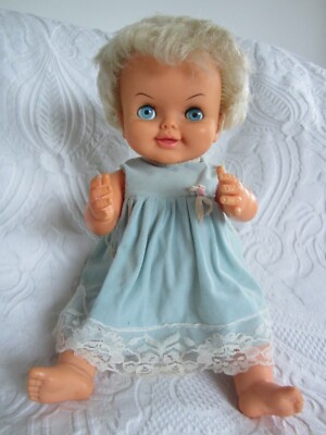 Delightful 17'' Vintage Palitoy 1970s Dressed Baby Doll " HAPPY FACE ...