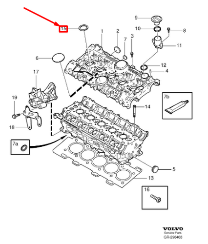 VOLVO S60 MK1 Spark Plug Cover Seal 1397525 31401351 NEW GENUINE | eBay