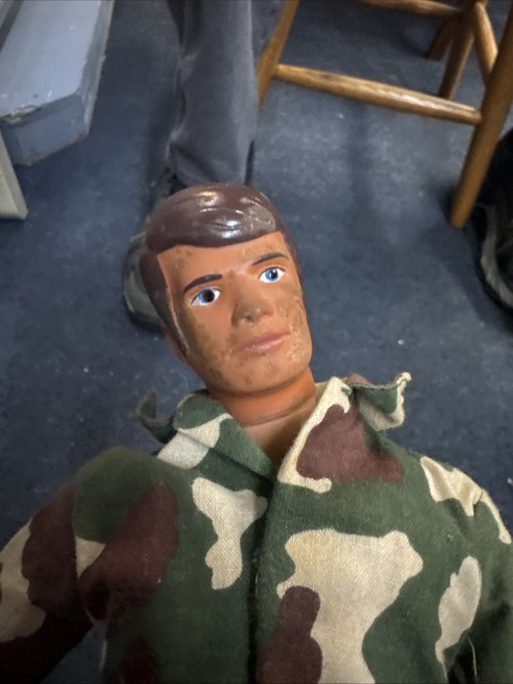 A2 GI Joe Adventure Team Mike Powers Atomic Man Hasbro damage 1970's ...