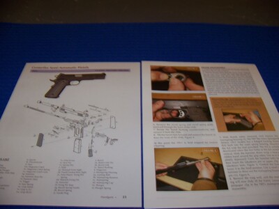 1911 CENTERFIRES & BERETTA 92FS/M9..DISASSEMBLY & EXPLODED VIEW/LEGEND ...