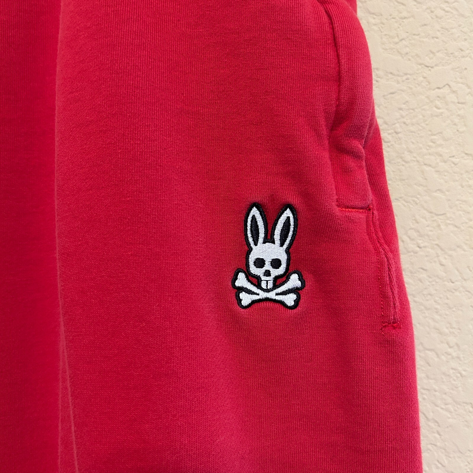 Psycho Bunny Sweatpants Mens 2XLT Tall Red Joggers Bunny Logo Track ...
