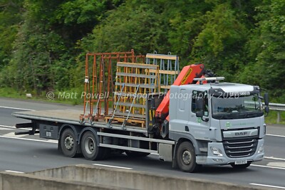Truck Photo 12x8 - DAF CF - Senior Glass Systems - YK18 BYD | eBay UK