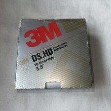 3M High Density DS HD 3.5" Diskette - Box of 10 (12513) for sale online ...