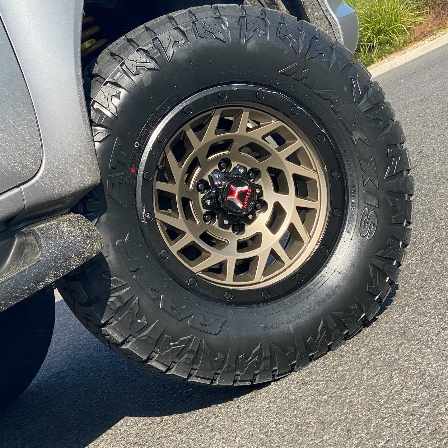 17" FORD RANGER Wheels HARTES METAL MONSTER Bronze 17x8.5 PCD 6x139.7 ...