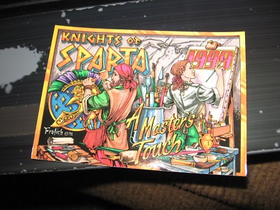 knights of sparta 1999 Mardi Gras Card artist danny frolich artists ...