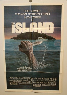1980 MOVIE "THE ISLAND" ORIGINAL 1980'S MOVIE POSTER 27 X 41 THRILLER ...