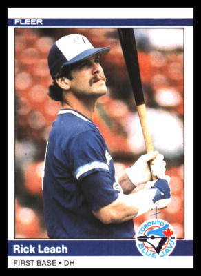 1984 Fleer Update #U-71 Rick Leach Toronto Blue Jays | eBay