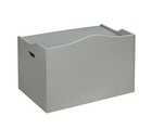 Kids Gray Grey Wooden Toy Box Chest Storage Bench Trunk Play Room ...
