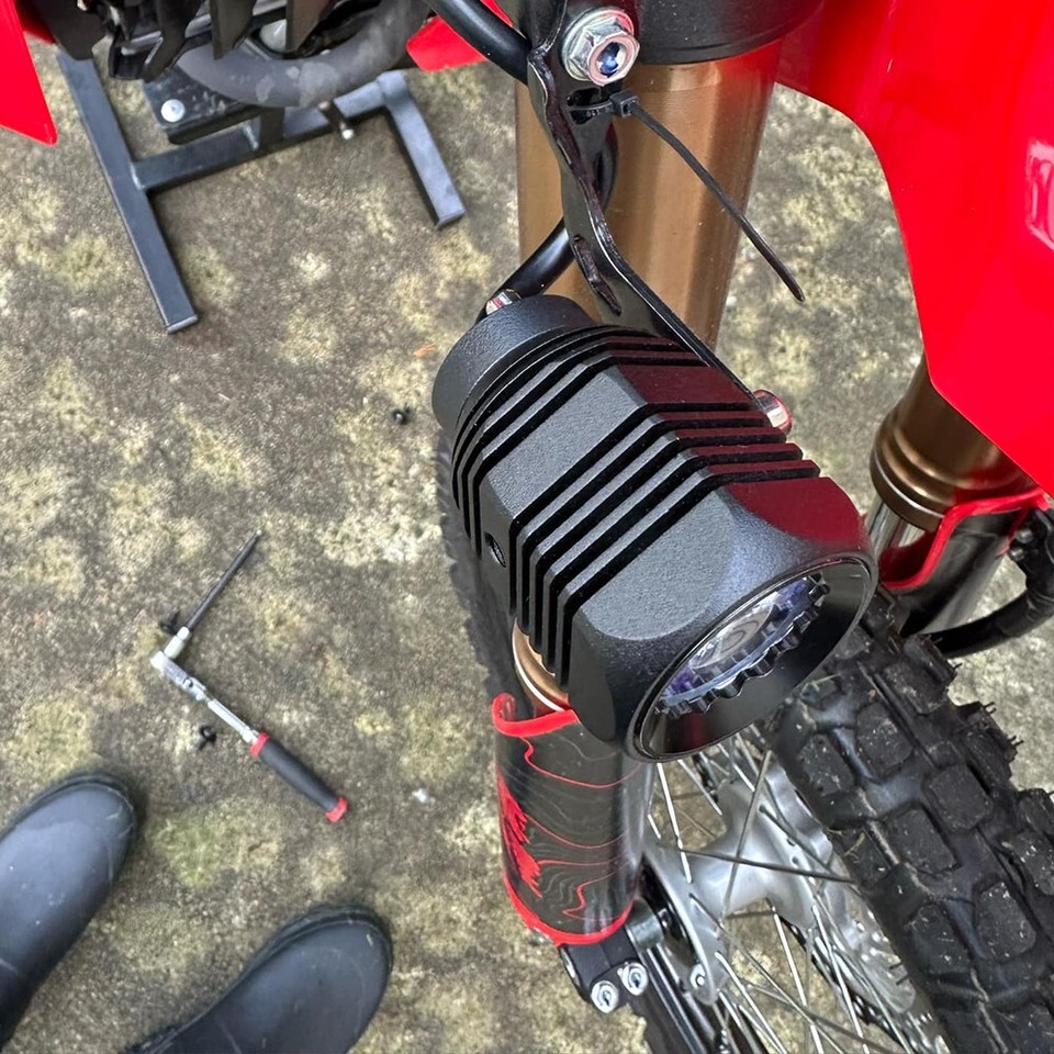 LED Auxiliary Light Kit w/Connector Fits Honda CRF300L CRF300LS CRF250L ...
