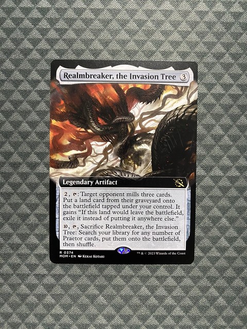 MTG Realmbreaker, the Invasion Tree March of the Machine 0263 Foil Rare ...