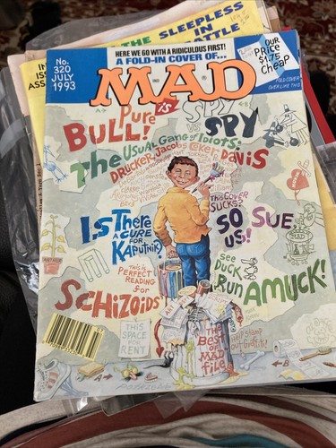 Mad Magazine Issue 320 July 1993 Good Condition | eBay