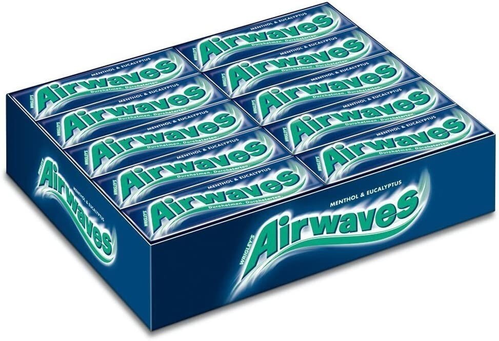 WRIGLEYS AIRWAVES MENTHOL & EUCALYPTUS 10PC X 30 | eBay Australia