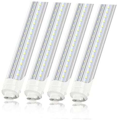 8FT LED Bulbs Light, 72W 5000K Daylight, R17D/HO Base, 7200LM, 110W ...