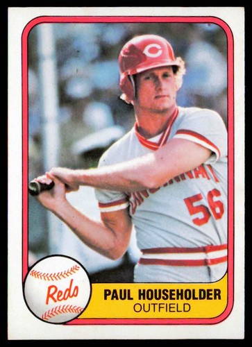 1981 Fleer #217 Paul Householder RC Cincinnati Reds | eBay