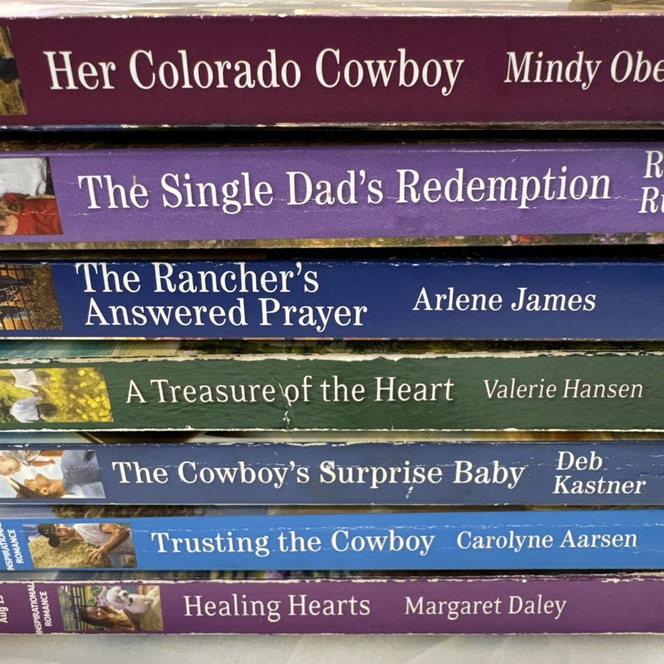 AMISH LOVE INSPIRED Inspirational Romance PB Books Lot Of 19 Cowboy ...