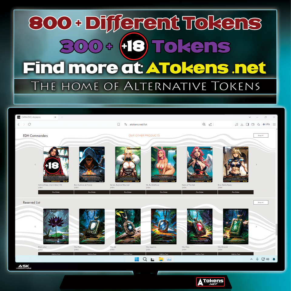 Elf Knight Token 2/2 – Multicolor Elf Knight For MTG *Censored | eBay UK