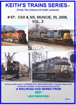 Keith's Trains Series RR DVD Title #97 CSX & NS Muncie, IN 2008 VOL. 2 RR VIDEO | eBay