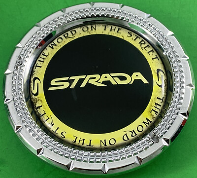 STRADA S20 CENTER CAP # 11512285F-2 CHROME /BLACK WHEELS CENTER CAP | eBay