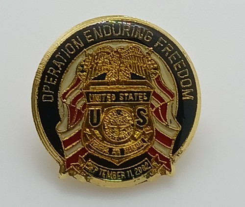 Federal Air Marshal Operation Enduring Freedom Lapel Pin | eBay