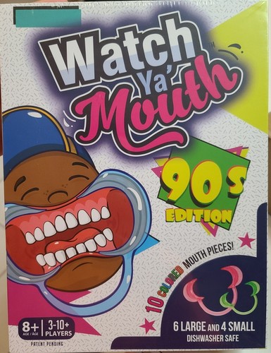 Watch Ya Mouth 90s Edition Party Card Game FACTORY SEALED 3-10 Players ...