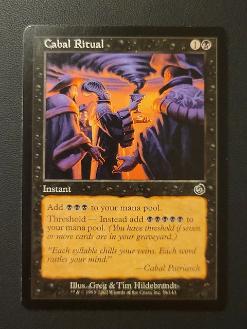 MTG Cabal Ritual Torment 51/143 Regular Common for sale online | eBay