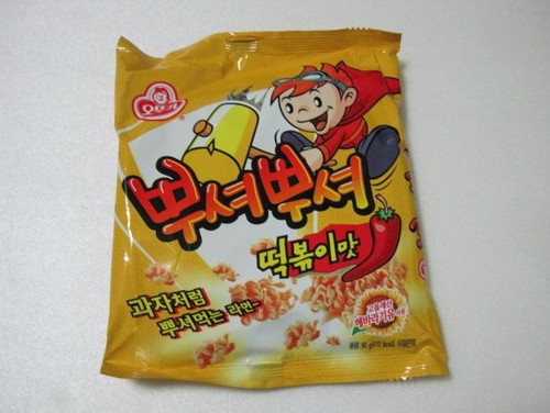 Korean Noodle Shape Snack PPUSHU PPUSHU Bulgogi, Chicken, Tteokbokki ...