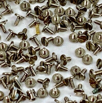 100 Watch Screws Tiny Steampunk Altered Art Parts Watchmaker Lot Repair ...