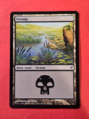 2007 Magic The Gathering Lorwyn #292 Swamp, Basic Land, C, NF, cd2 | eBay